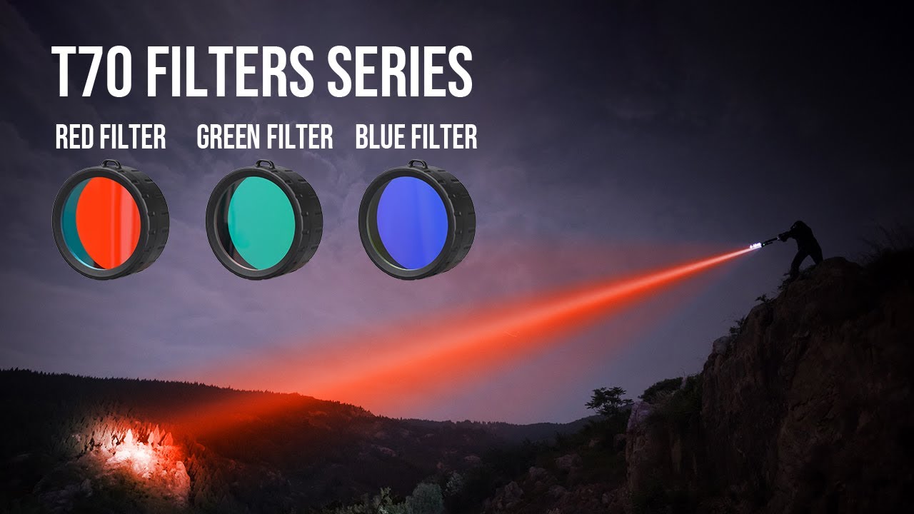 Trustfire Tactical Flashlight T70 with Three Color Filters to Rock the ...