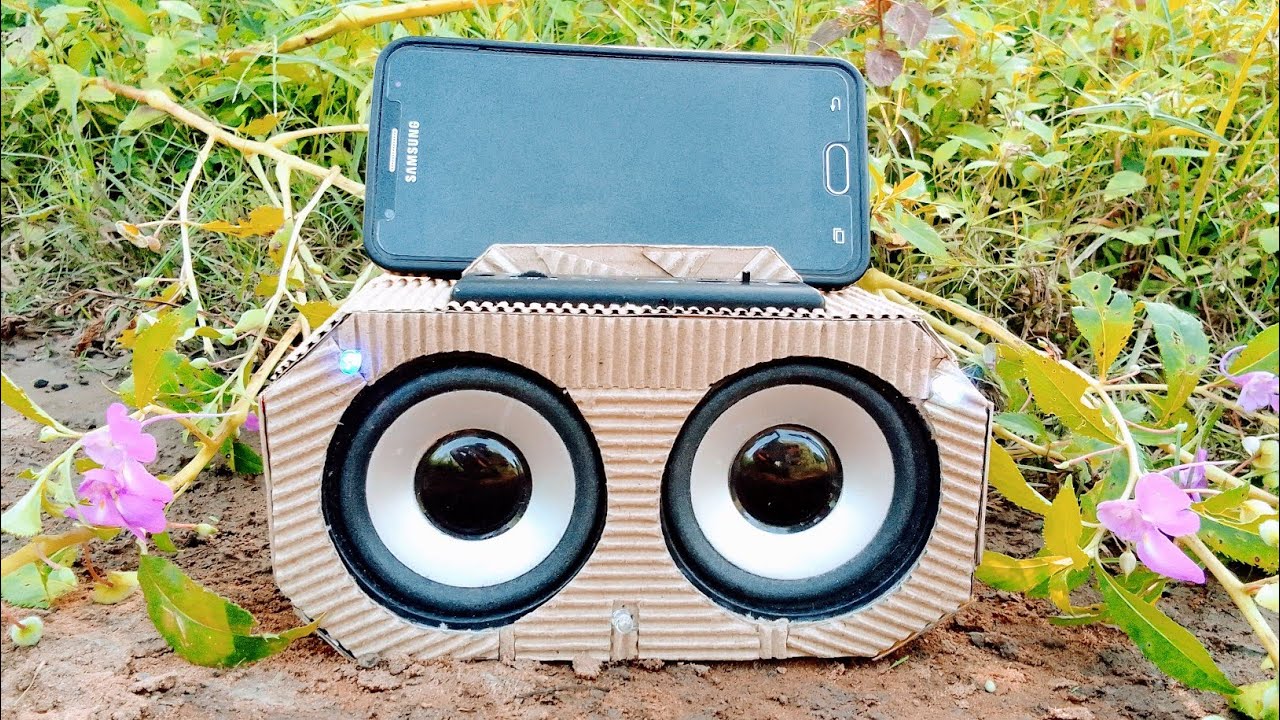 How to make Unique Design and unique Bluetooth speaker Very Simple ...