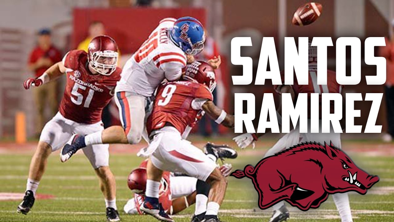 Santos Ramirez |Hard Hitting Safety| Official Arkansas Sophomore ...