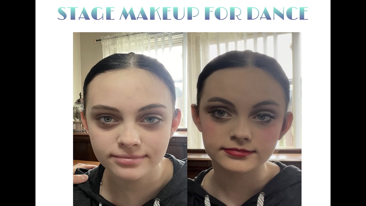 STAGE MAKEUP FOR DANCE - YouTube