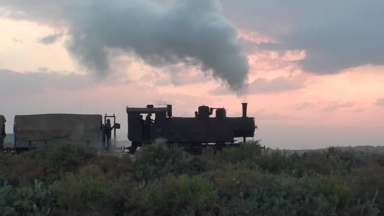 Eritrea - Sunset on Mallet tank engine & traditional freight - YouTube