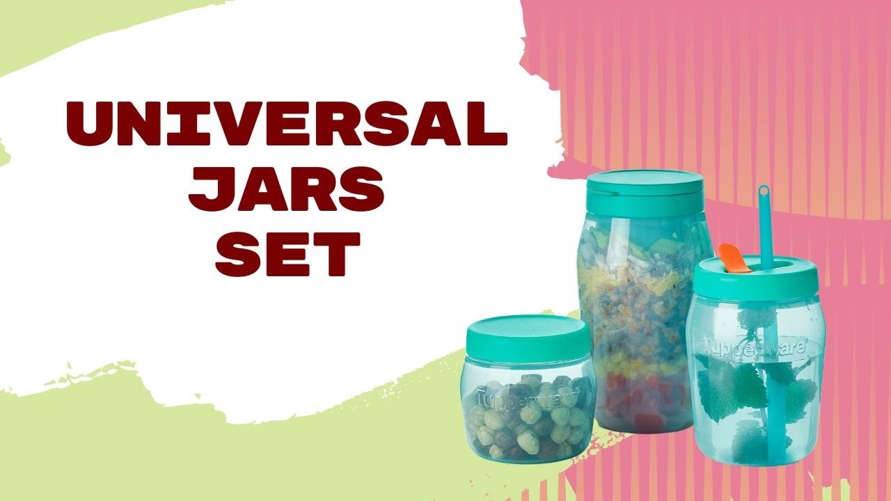 Universal Jars set Tupperware: Hoe te gebruiken? * Tuppershop.nl - YouTube