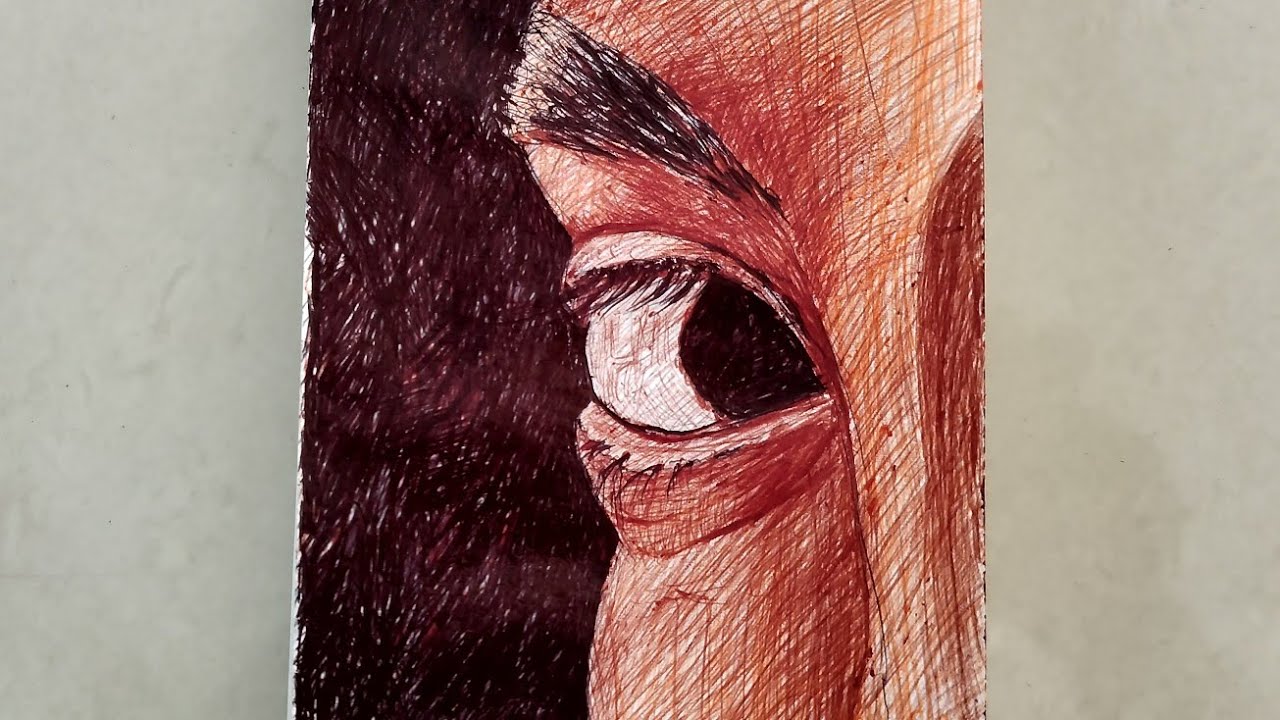 आंख का चित्र बनाना सीखें आसानी से How To Draw Eye Step By Step | Eye ...