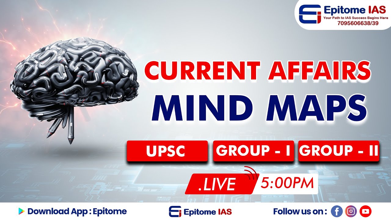 Current Affairs Mind Maps | UPSC | #tgpsc #group #group1 #group2 #tspsc ...