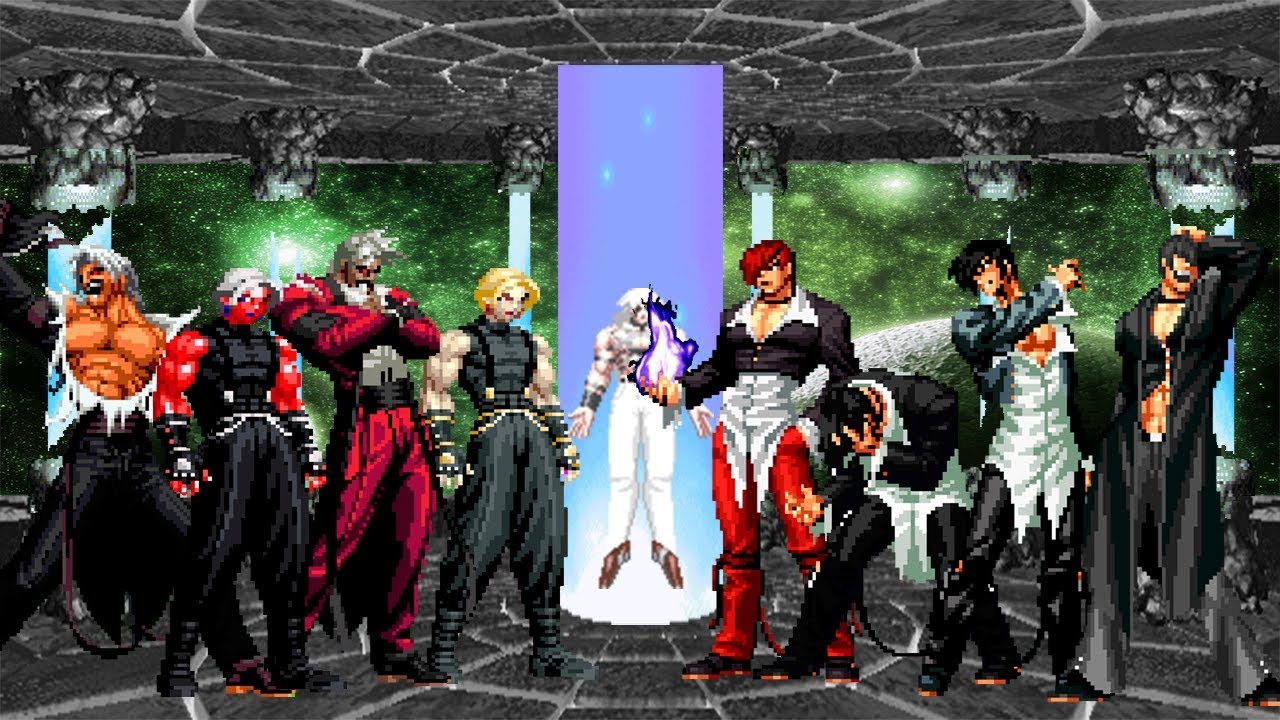 KOF Mugen Rugal-Adel Team VS Iori Team - YouTube