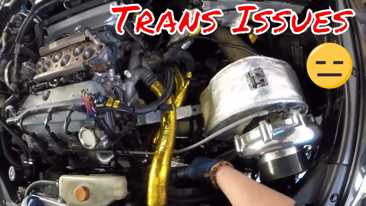 #BecauseDailyRaceCar..Trans Issues..Pulling the Turbo J32a3 Out ...