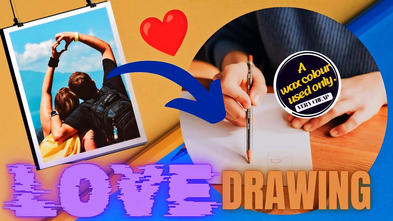 #Video - True ️Love Drawing | Art Video | Love Sketch For GF & BF | How ...