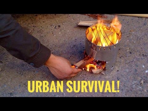 Making A Hobo-Stove (Hobo-Style) - YouTube
