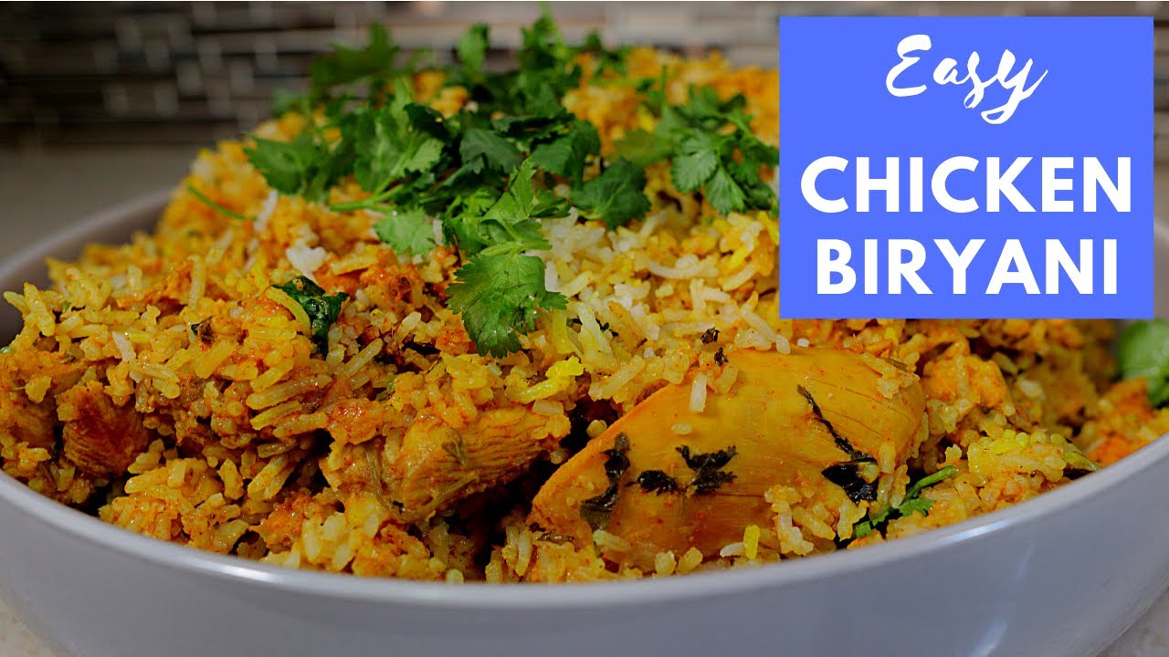 Simple Chicken Biryani For Beginners | Chicken Biryani Recipe - YouTube