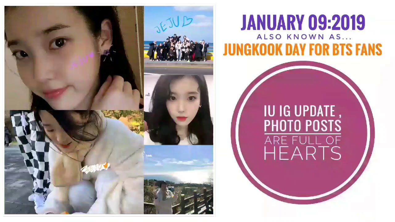 BTS JUNGKOOK . JK and IU * NOT EDITED 2017 to 2019 pieced together ...
