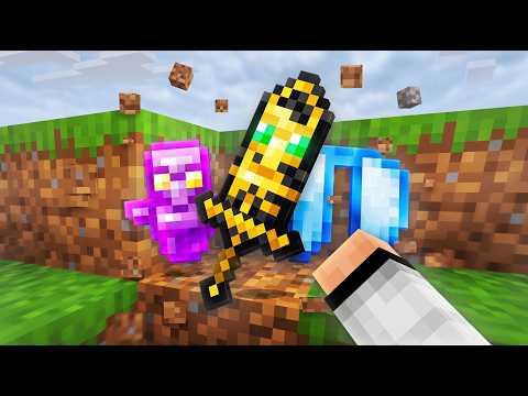 Minecraft'ta Her Kırılan Blok Süper Eşya Veriyor! 🤡
