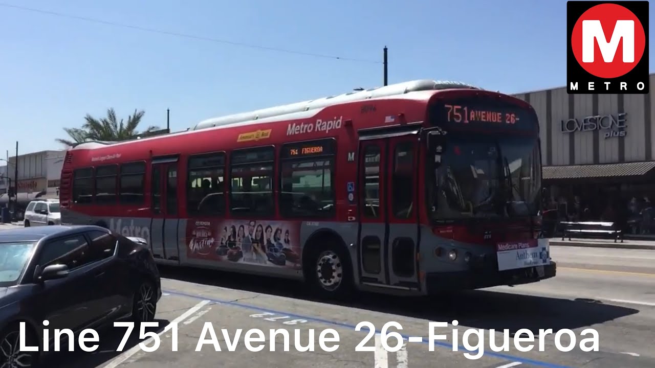 LACMTA 2004 Nabi 45C LFW CNG Compobus 8094 Line 751 - YouTube