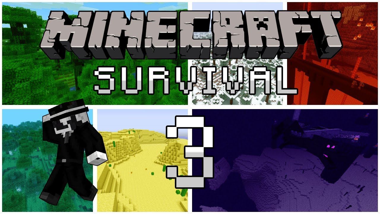 Minecraft Survival: Episode 3 - Creeper...Creeper everywhere... - YouTube
