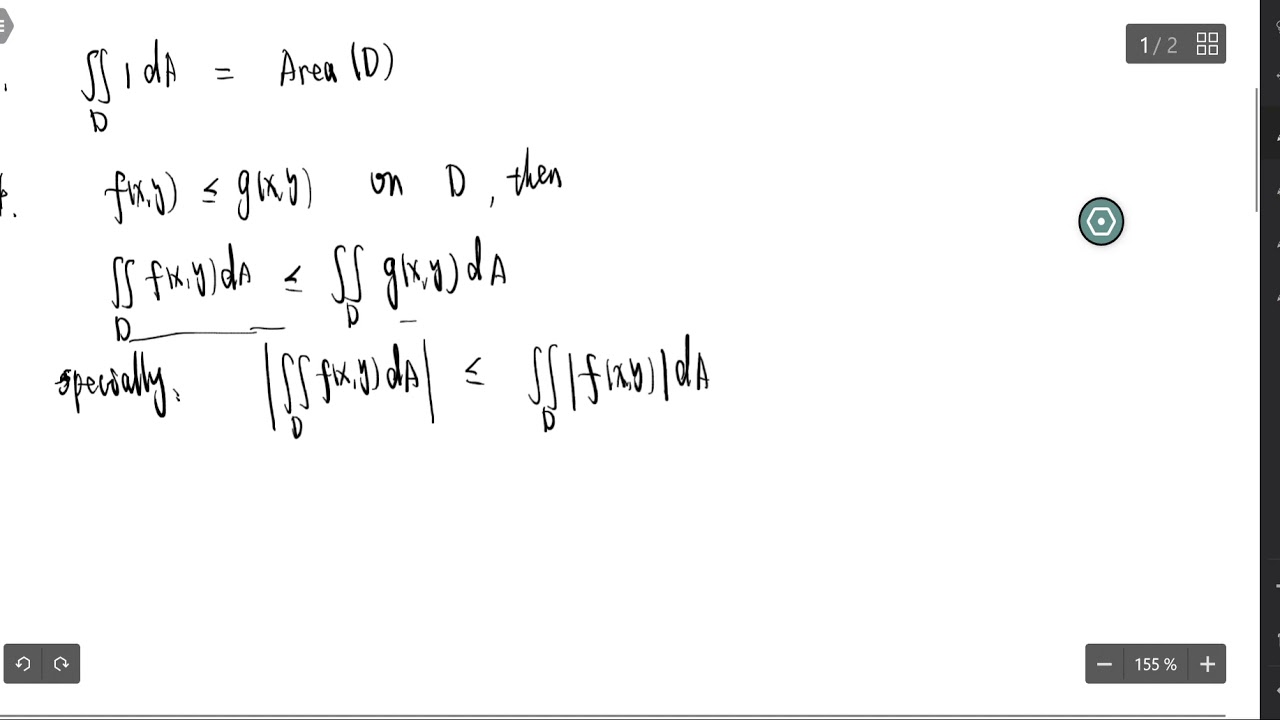 properties of double integrals - YouTube