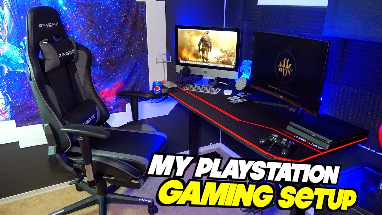 My Ultimate Playstation Gaming Setup That Will Blow You Away - YouTube