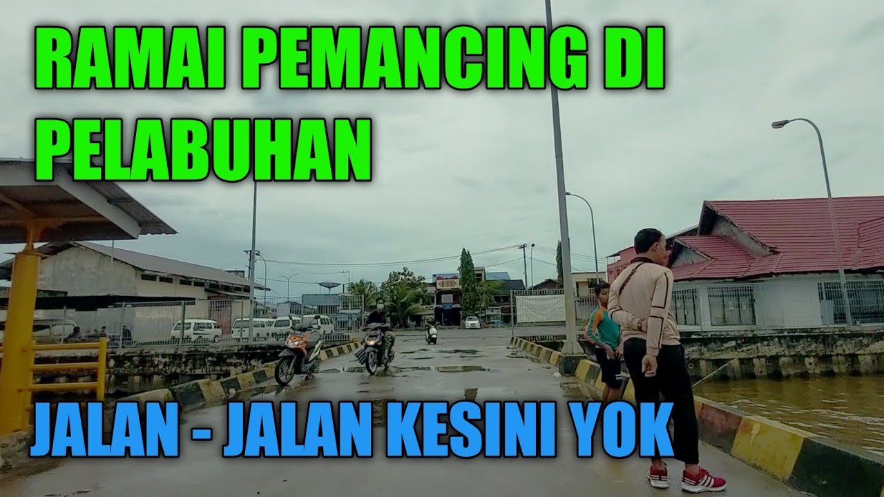 TERMINAL & PELABUHAN HANDIL | MUARA JAWA #MOTOVLOGMJUP - YouTube