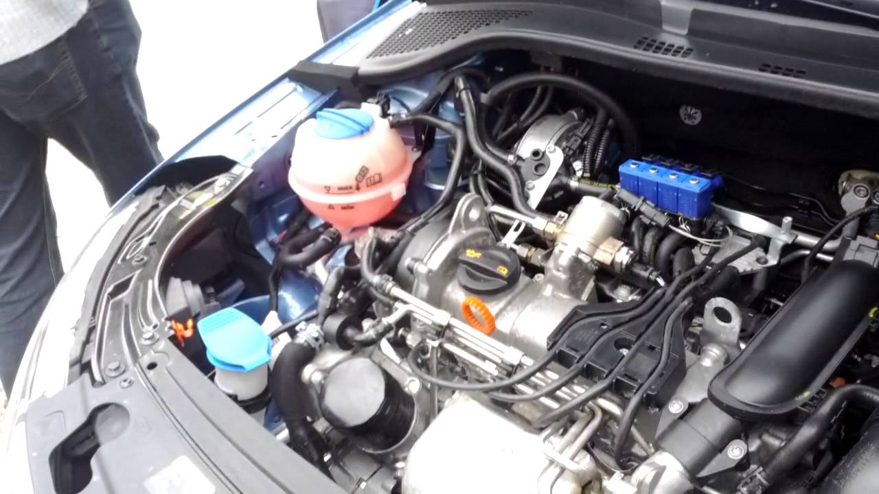 Skoda Rapid engine - YouTube