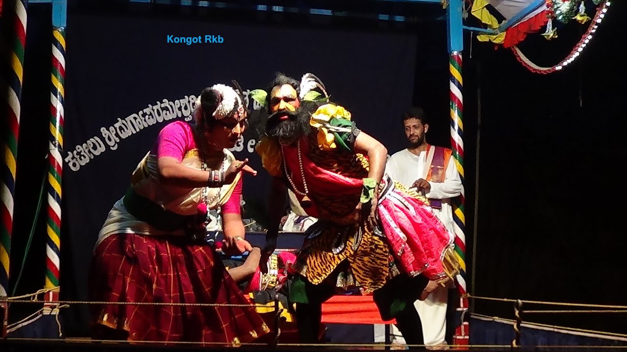 Yakshagana -- Manishada - 5 - Ballamanja - Nagri - Ammunje - Marnad ...