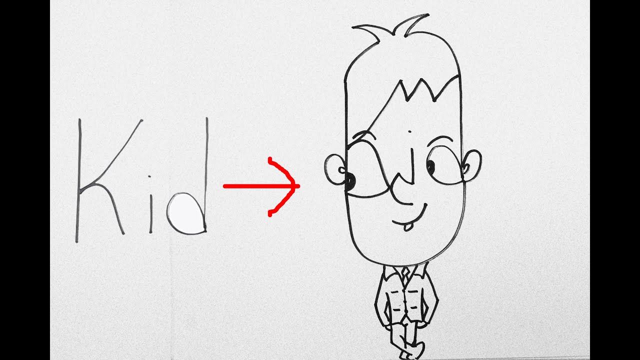 3 Awesome English Letter drawing tutorial | Cool Drawing - YouTube