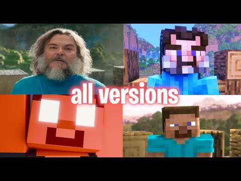 I AM STEVE ALL VERSIONS! - YouTube