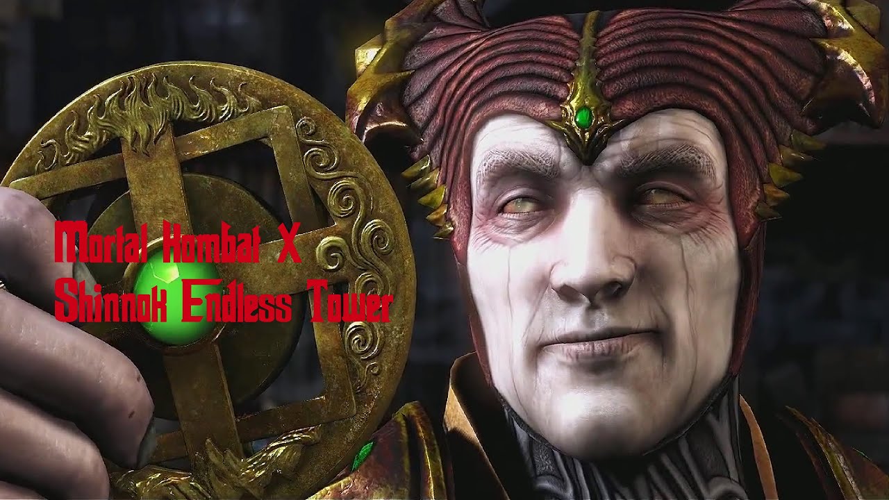 Mortal Kombat X (PS4) Shinnok (Bone Shaper) Endless Tower - YouTube