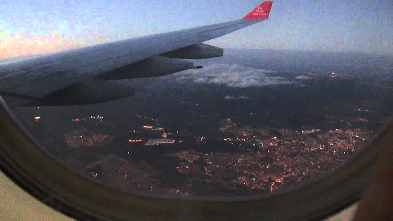 Take off Paris CDG / Landing Sao Paulo GRU A330-200 / 720p - YouTube