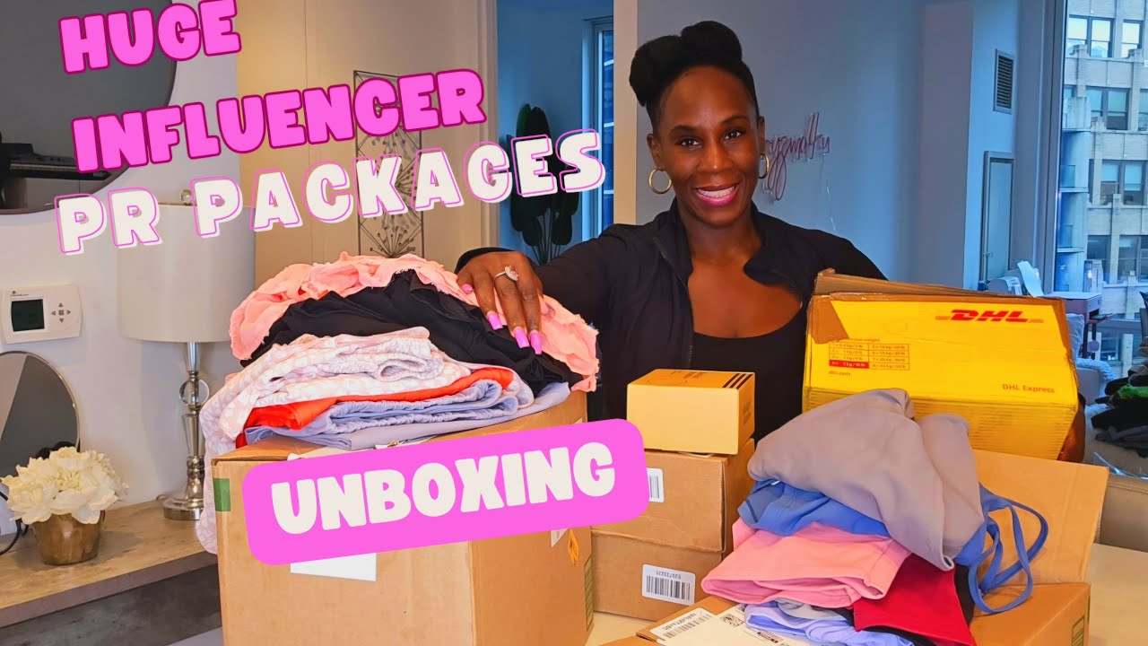 OMG! HUGE INFLUENCER UNBOXING| PR Unboxing Haul- Kharyzma # ...