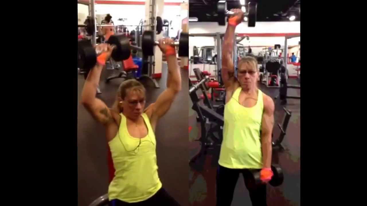 Arnold press and front raise - YouTube