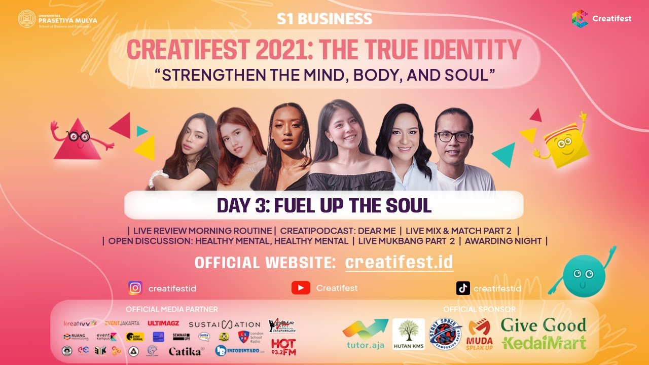 CREATIFEST 2021 DAY 3 SOUL: Fuel Up the Soul - YouTube