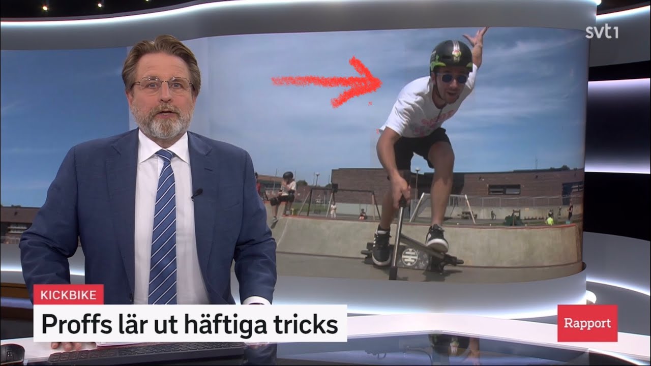 ISAK HUDDÉN I RAPPORT! (Proffs lär ut häftiga kickbike tricks i ...