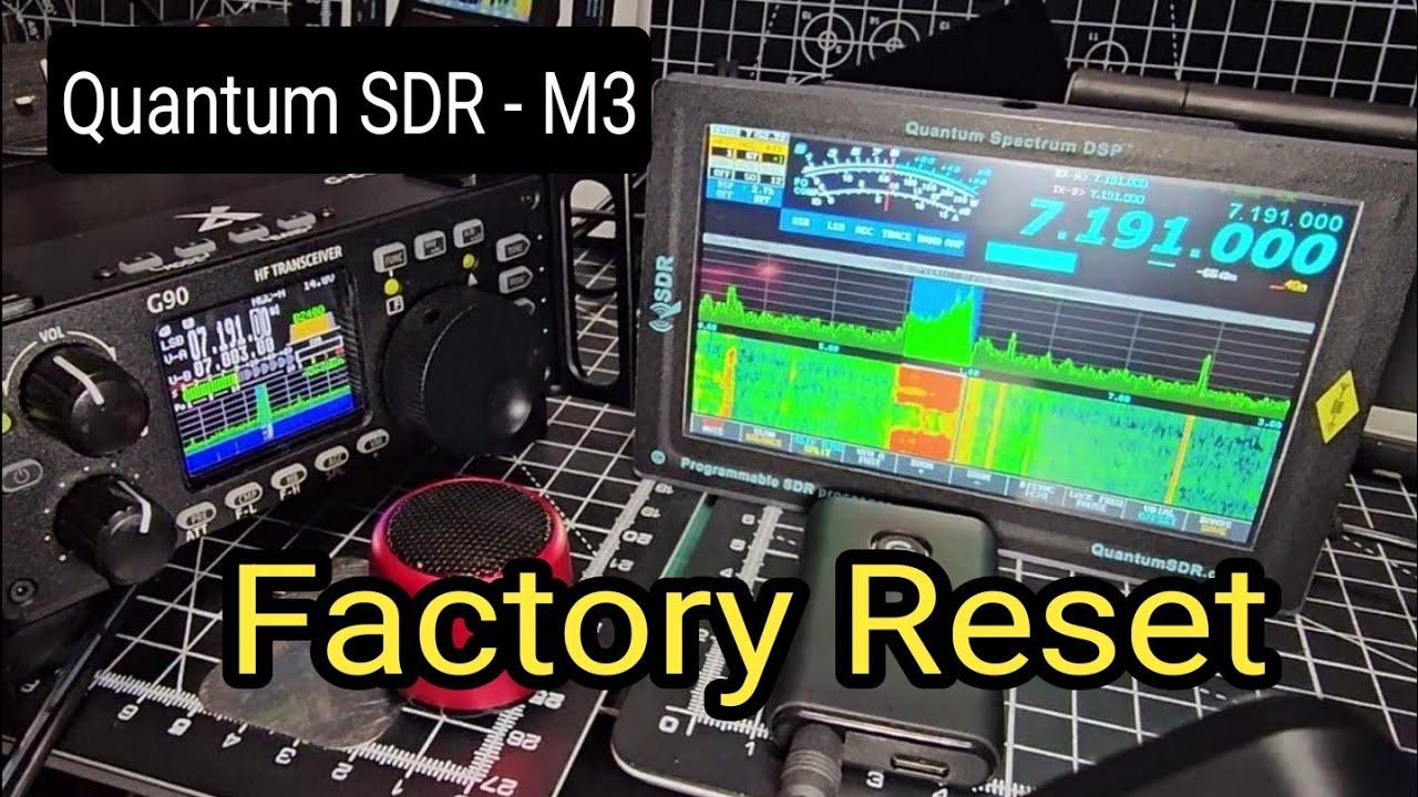Quantum SDR M3 - FACTORY RESET - YouTube