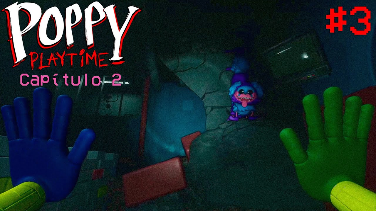 🐛 ESCAPANDO DE PJ 🐶 | POPPY PLAYTIME CAPÍTULO 2 🕷 - YouTube