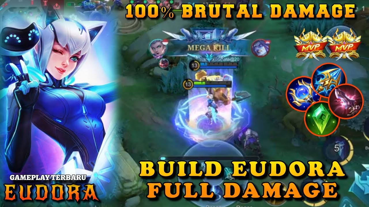 Build Eudora Full Damage Gameplay Eudora Terbaru Tutor Eudora Terbaru ~ #mlbb #eudora - YouTube