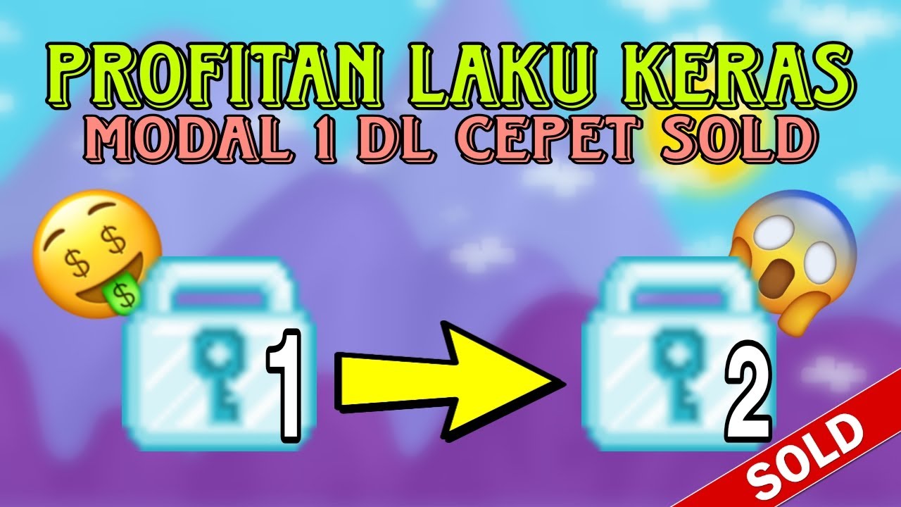 Cara Profit Growtopia Modal 1 Dl | Tips Profit 1 Dl - YouTube