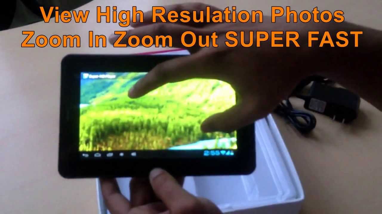 7 inch android tablet with phone function - YouTube