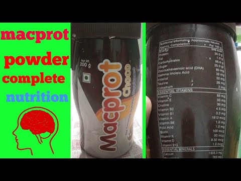 macprot protein powder with essential nutrition & supplements - YouTube