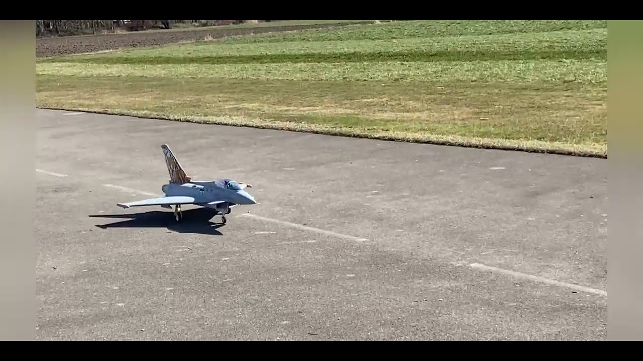 Freewing Eurofighter Typhoon 90mm Edf. Short flight 03/18/2023 - YouTube