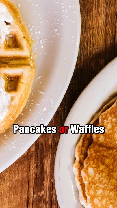 The Great Debate: Pancakes vs. Waffles! #shorts #contest # ...