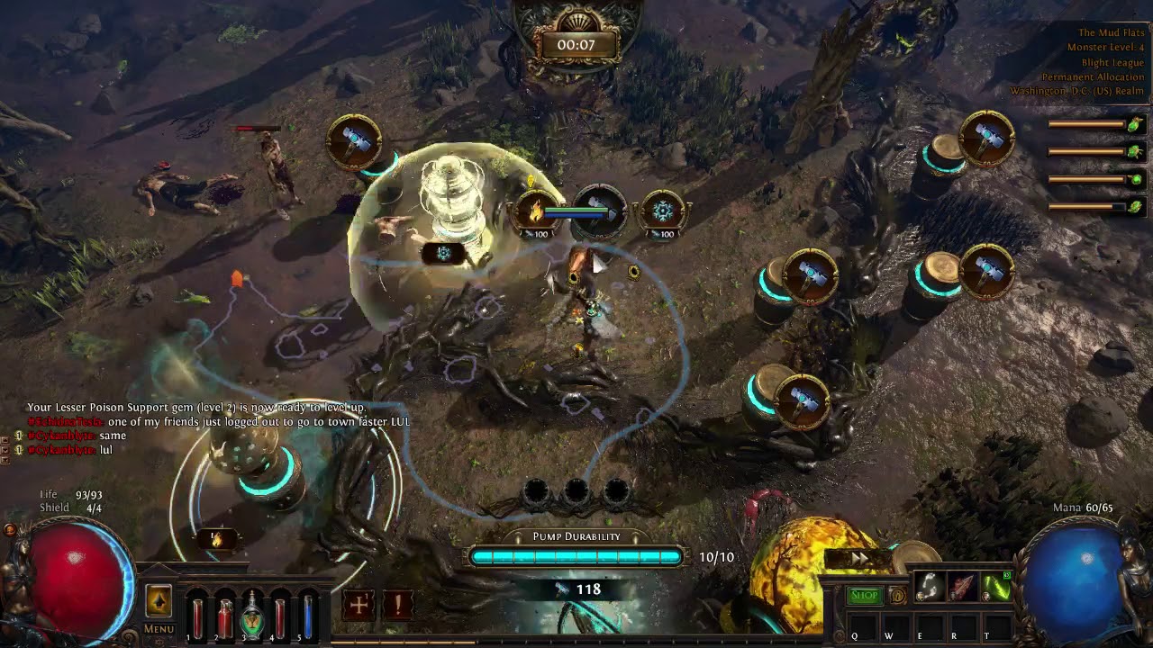 Path of Exile Blight Venom Gyre Deadeye Gameplay 1 - YouTube