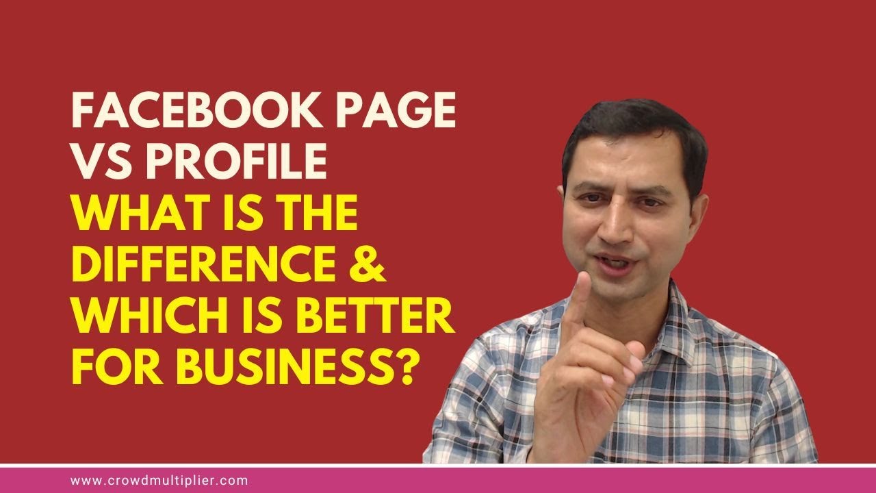Tip#006 Facebook Page vs Profile What is the difference and Which is ...
