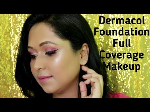 Dermacol Full Coverage Makeup Tutorial | Dermacol Foundation Full Coverage Makeup |