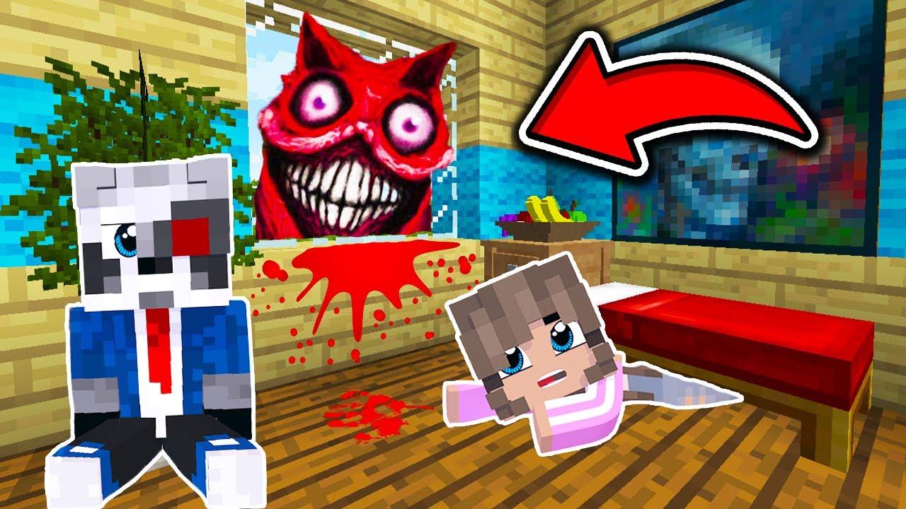 ЖУТКИЙ КОТ ГАРФИЛД ПРИШЕЛ К НАМ ДОМОЙ В МАЙНКРАФТ СИРЕНОГОЛОВЫЙ SCP ...