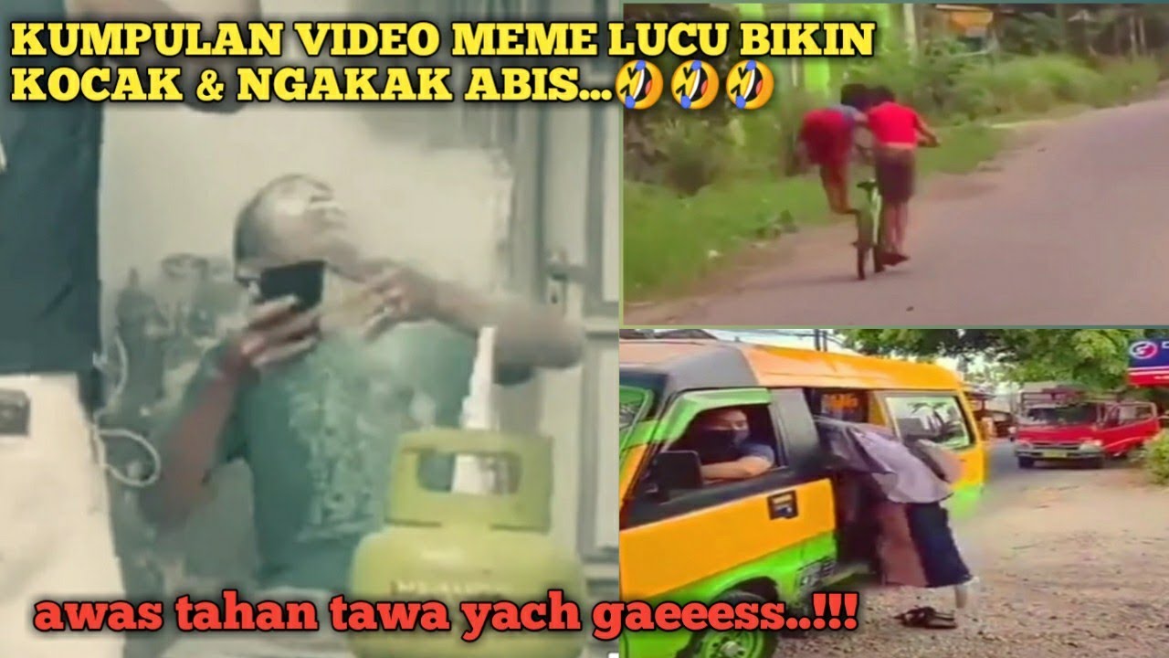 Tahan Tawa || Kumpulan video meme lucu bikin ngakak & kocak..🤣🤣 - YouTube