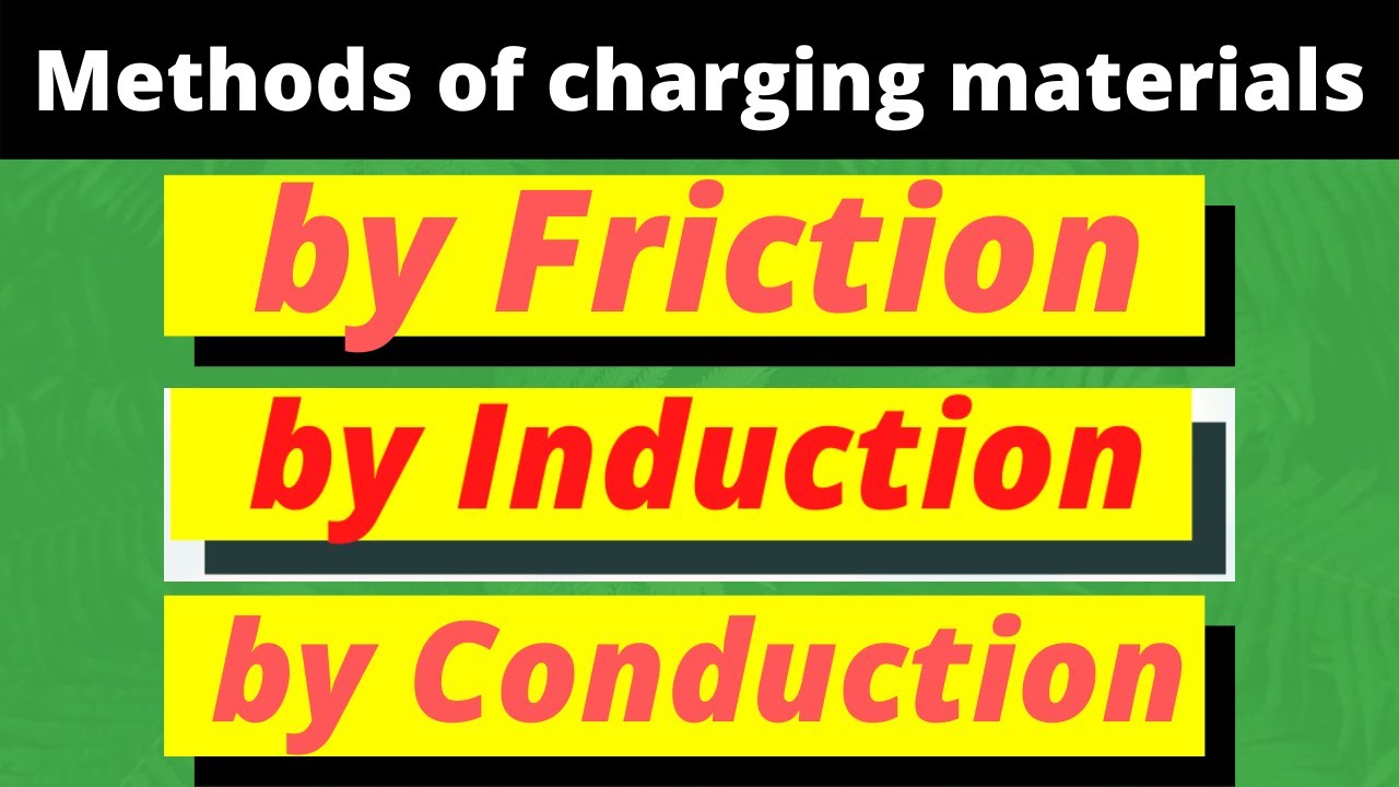 Methods of Charging Material - by Friction, by Induction, by Conduction ...
