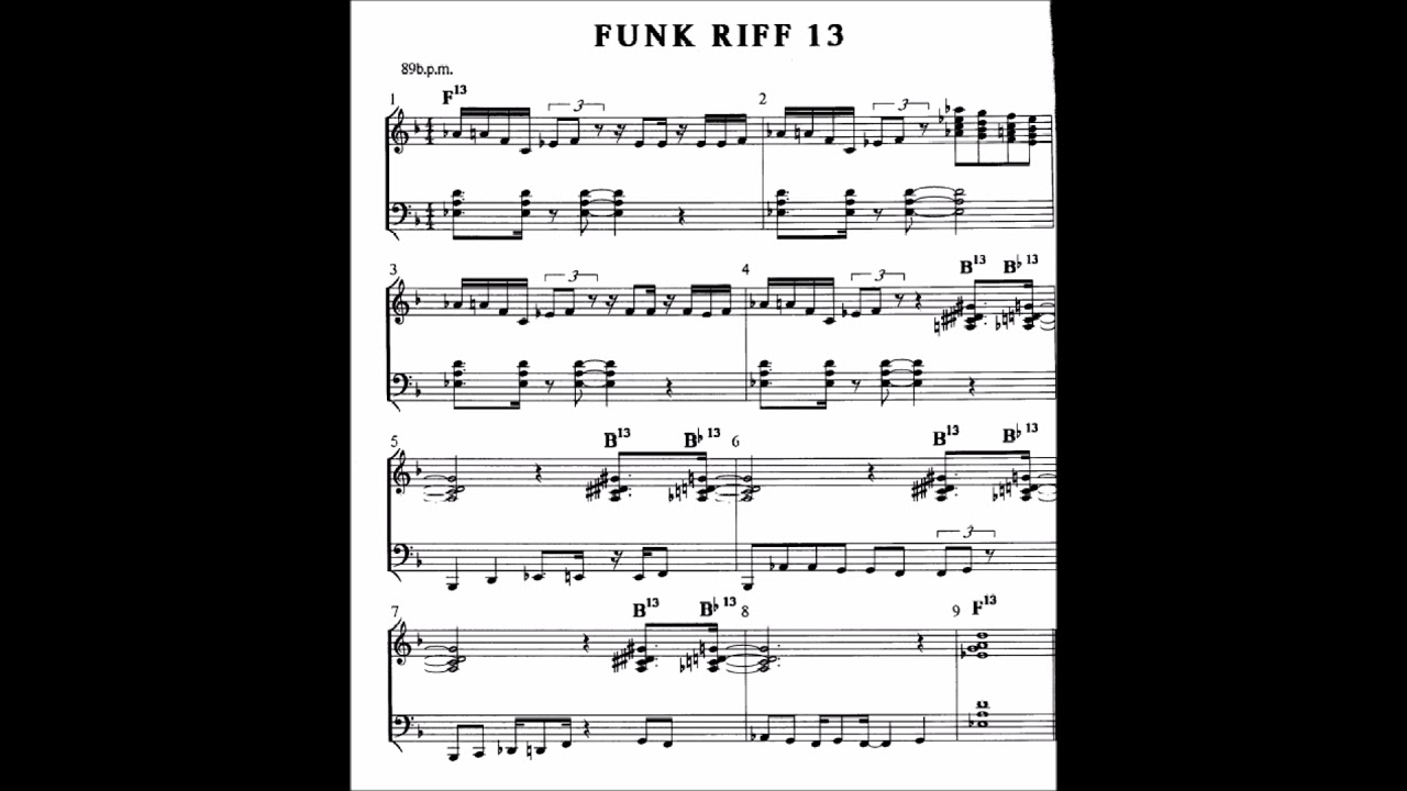Andrew D. Gordon - riff 13 - hip hop - tutorial lesson keyboard piano ...