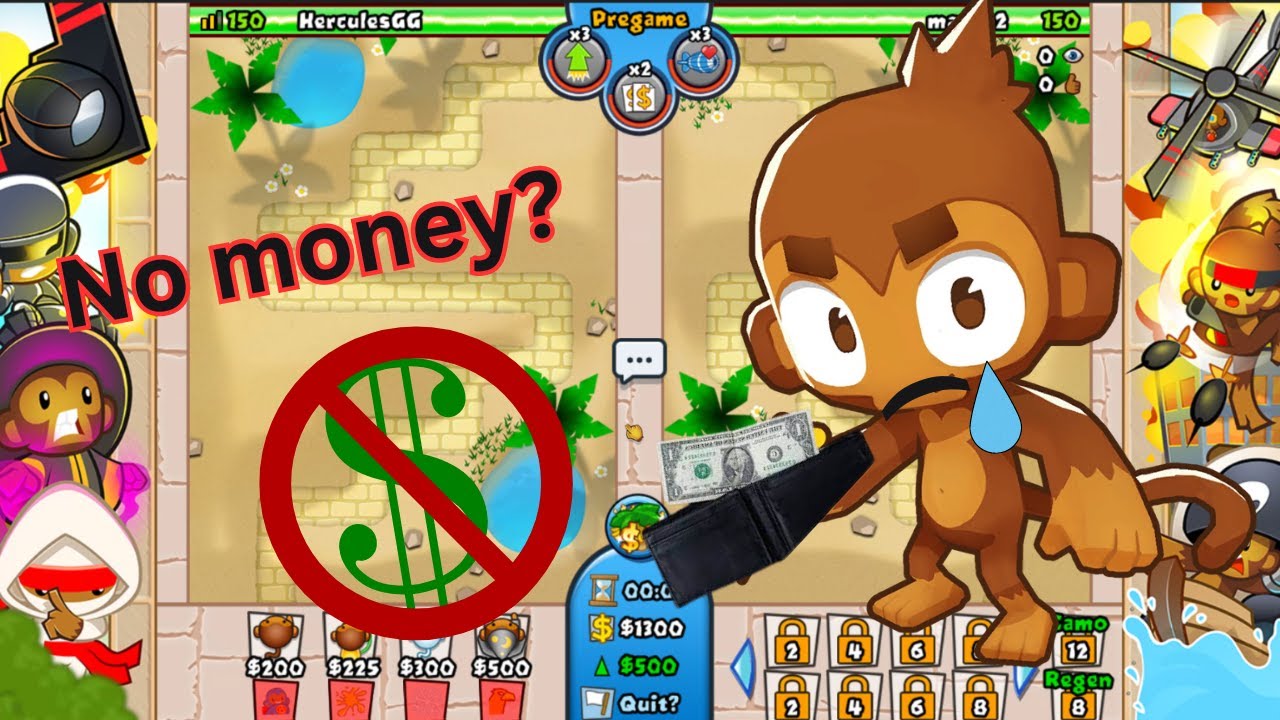 Using 3 CHEAPEST towers :bloons td battles - YouTube