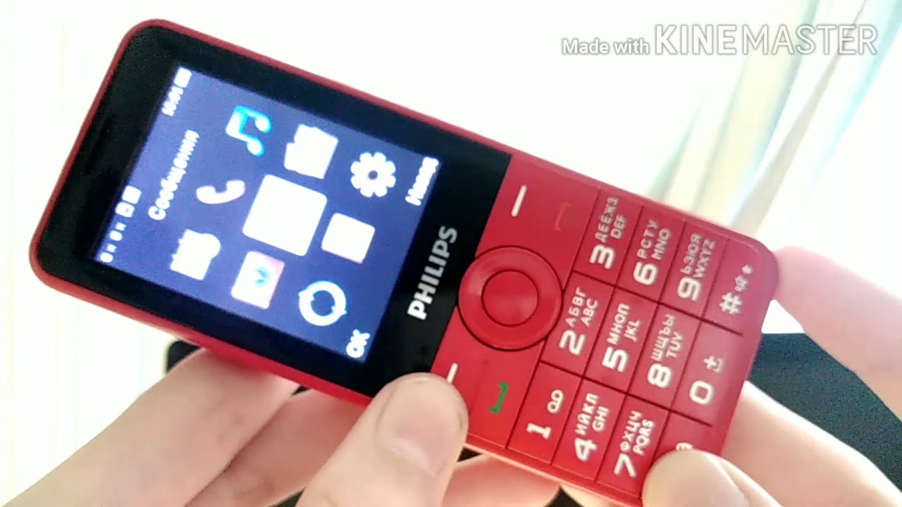 Обзор телефона Philips E168 xenium - YouTube