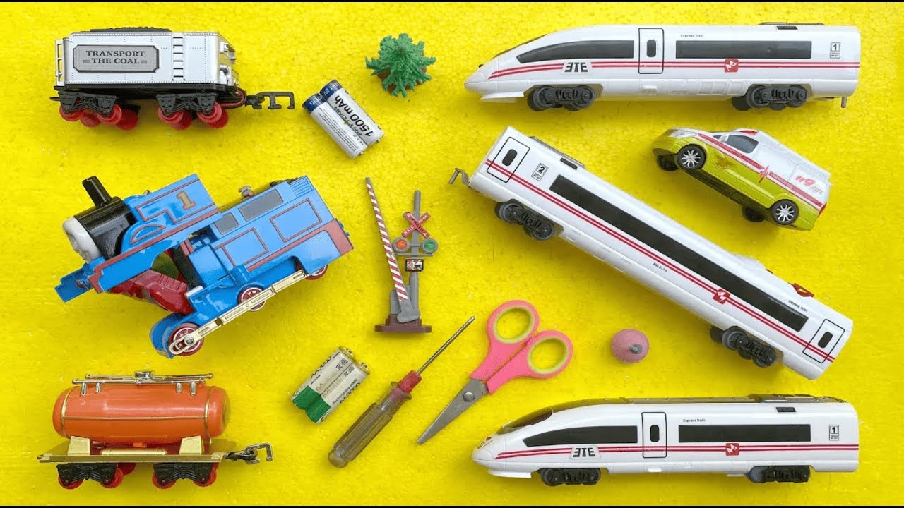 Unboxing Dan Mainan Kereta Api Cepat Korea KTE, Kereta Api Thomas Robot ...