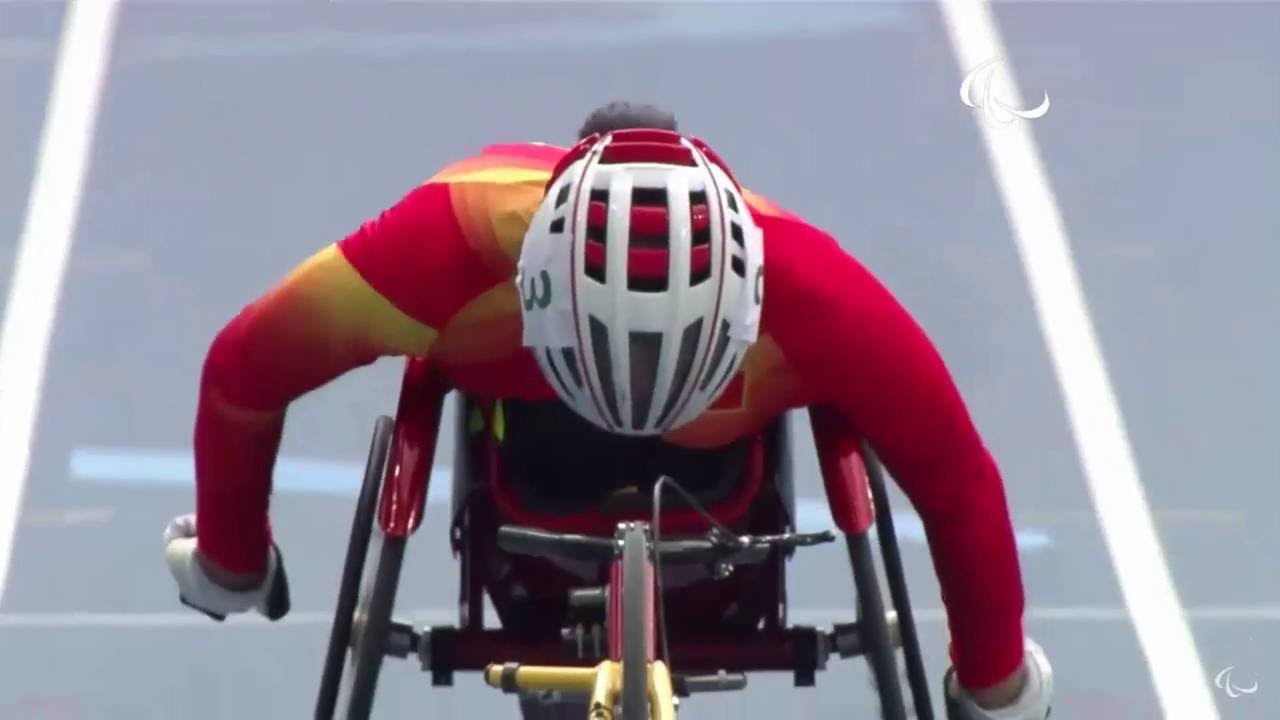 Jessica Lewis In 400m Heats at Paralympic Games, Sept 10 2016 - YouTube