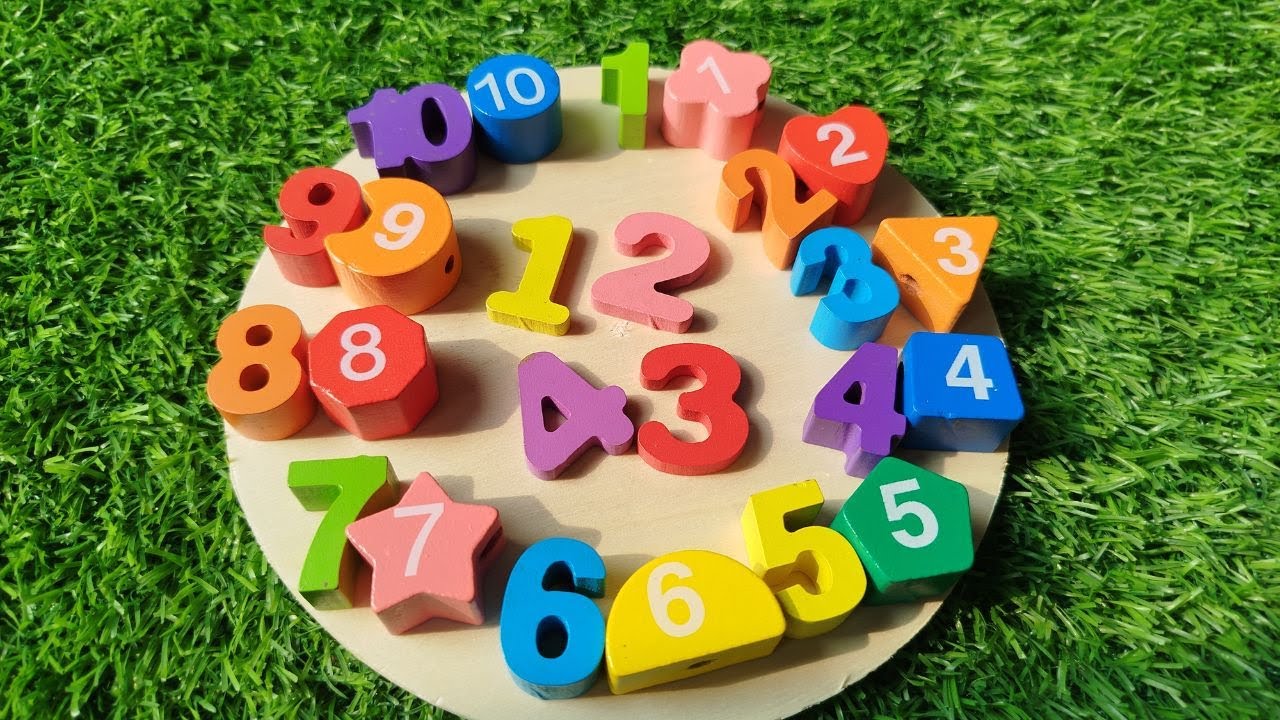 Learn Numbers 1-10, shapes puzzle, Number Puzzle Activity, 12345678910 ...